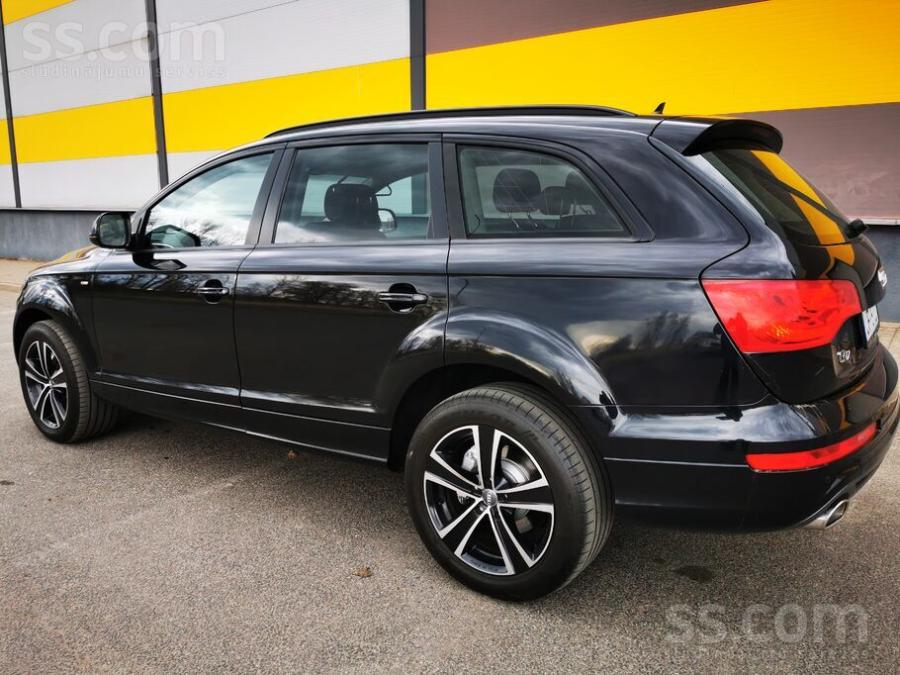 Melns Audi Q7 2013 Rīga, ar dzinēja tilpumu 3.00 L un nobraukumu 260 tūkst. km par 10850 €, foto 5 vietnē AUTOMOTO.COM.LV