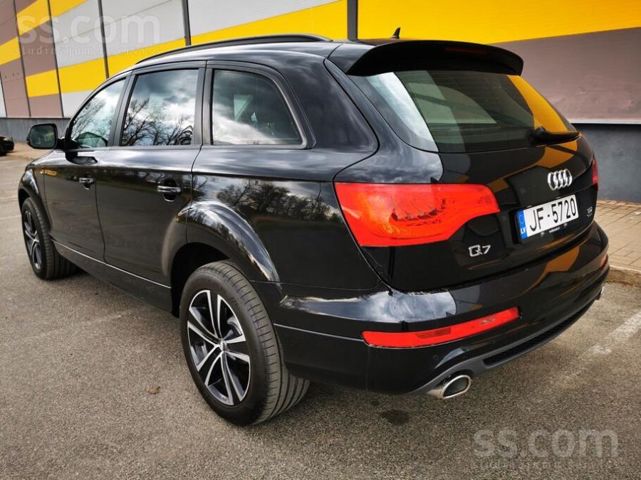 Melns Audi Q7 2013 Rīga, ar dzinēja tilpumu 3.00 L un nobraukumu 260 tūkst. km par 10850 €, foto 6 vietnē AUTOMOTO.COM.LV