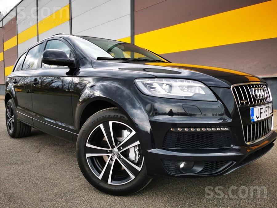 Melns Audi Q7 2013 Rīga, ar dzinēja tilpumu 3.00 L un nobraukumu 260 tūkst. km par 10850 €, foto 7 vietnē AUTOMOTO.COM.LV