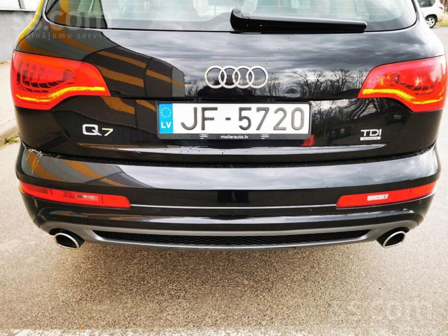 Melns Audi Q7 2013 Rīga, ar dzinēja tilpumu 3.00 L un nobraukumu 260 tūkst. km par 10850 €, foto 12 vietnē AUTOMOTO.COM.LV