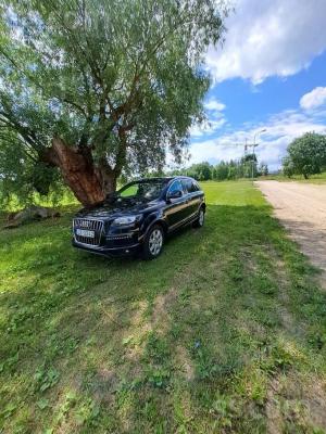 Melns Audi Q7 2013 Rīga, ar dzinēja tilpumu 3.00 L un nobraukumu 278 tūkst. km par 10500 €, foto  vietnē AUTOMOTO.COM.LV