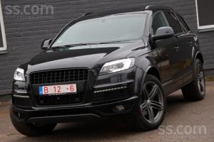 Black Audi Q7 2013 in Tukums, with an engine capacity of 3.00 L and mileage of 248 thousand km for 13490 €, photo 3 on AUTOMOTO.COM.LV