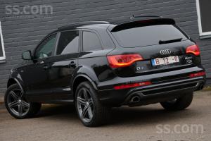 Black Audi Q7 2013 in Tukums, with an engine capacity of 3.00 L and mileage of 248 thousand km for 13490 €, photo 5 on AUTOMOTO.COM.LV