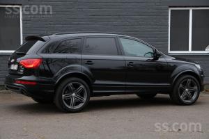 Black Audi Q7 2013 in Tukums, with an engine capacity of 3.00 L and mileage of 248 thousand km for 13490 €, photo 6 on AUTOMOTO.COM.LV