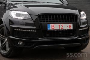 Black Audi Q7 2013 in Tukums, with an engine capacity of 3.00 L and mileage of 248 thousand km for 13490 €, photo 8 on AUTOMOTO.COM.LV