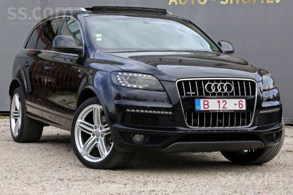 Black Audi Q7 2013 in Tukums, with an engine capacity of 3.00 L and mileage of 265 thousand km for 14800 €, photo 1 on AUTOMOTO.COM.LV