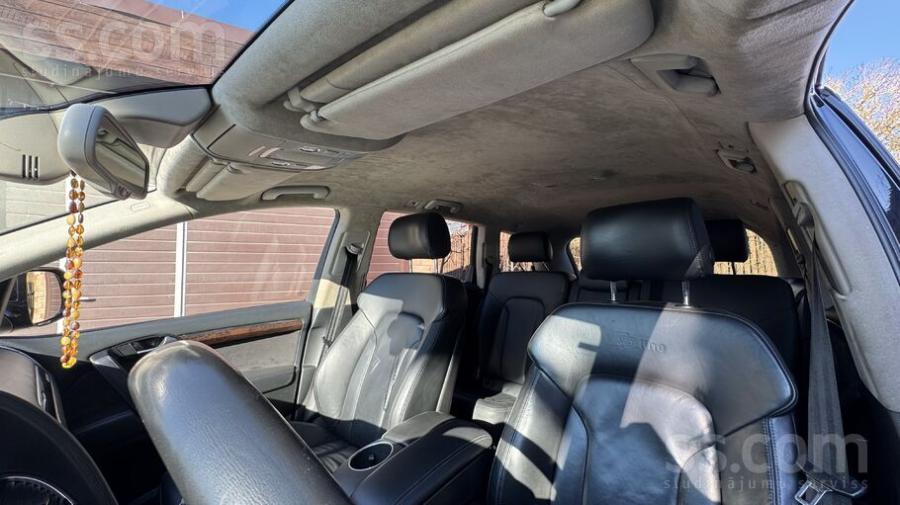 Melns Audi Q7 2013 Dobele, ar dzinēja tilpumu 4.20 L un nobraukumu 340 tūkst. km par 13112 €, foto 12 vietnē AUTOMOTO.COM.LV
