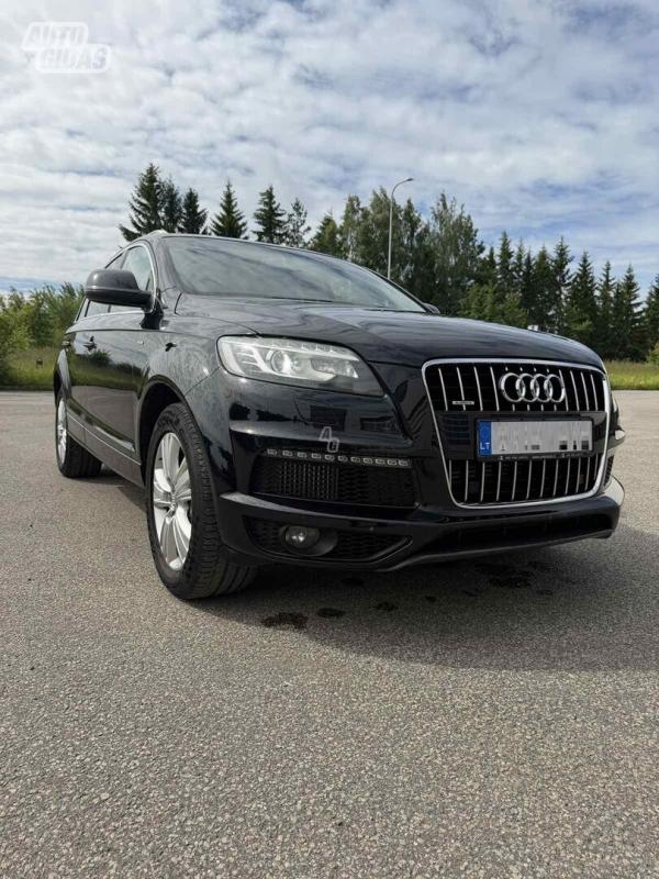 Black Audi Q7 2013 in Telschi, with an engine capacity of 3.00 L and mileage of 246 thousand km for 12700 €, photo 2 on AUTOMOTO.COM.LV