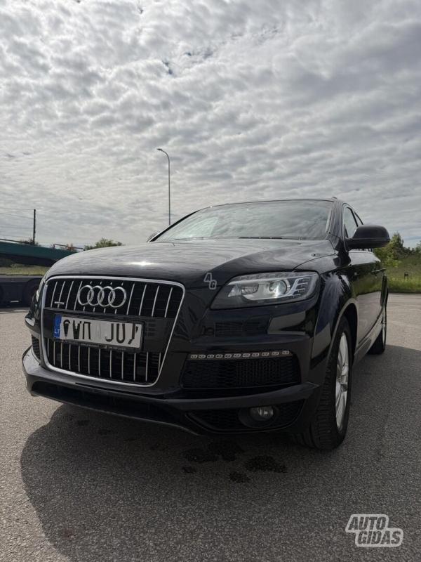 Black Audi Q7 2013 in Telschi, with an engine capacity of 3.00 L and mileage of 246 thousand km for 12700 €, photo 5 on AUTOMOTO.COM.LV