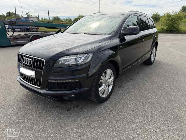 Black Audi Q7 2013 in Telschi, with an engine capacity of 3.00 L and mileage of 246 thousand km for 12700 €, photo 8 on AUTOMOTO.COM.LV