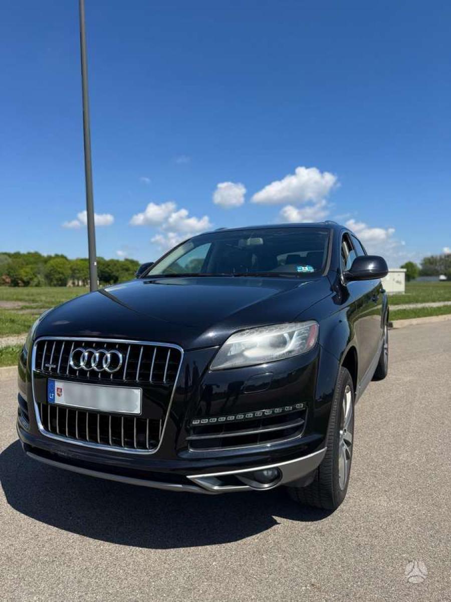 Black Audi Q7 2013 in Kaunas, with an engine capacity of 3.00 L and mileage of 183 thousand km for 7400 €, photo 1 on AUTOMOTO.COM.LV