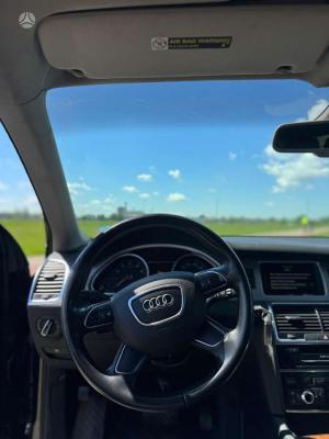 Black Audi Q7 2013 in Kaunas, with an engine capacity of 3.00 L and mileage of 183 thousand km for 7400 €, photo 9 on AUTOMOTO.COM.LV