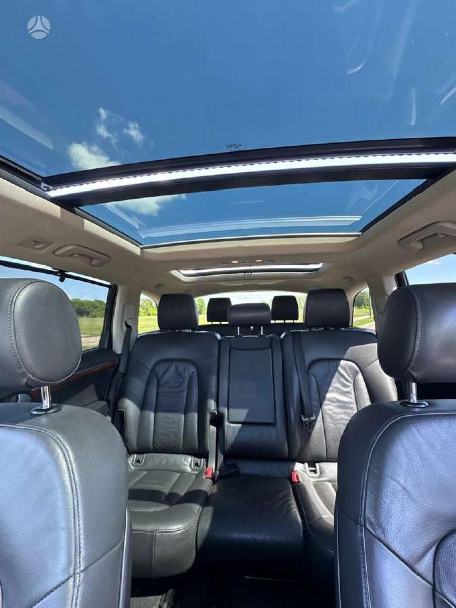 Black Audi Q7 2013 in Kaunas, with an engine capacity of 3.00 L and mileage of 183 thousand km for 7400 €, photo 12 on AUTOMOTO.COM.LV