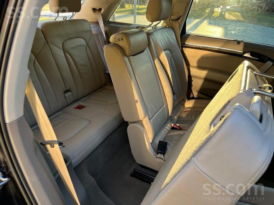 Melns Audi Q7 2013 Rīga, ar dzinēja tilpumu 3.00 L un nobraukumu 193 tūkst. km par 13650 €, foto 7 vietnē AUTOMOTO.COM.LV