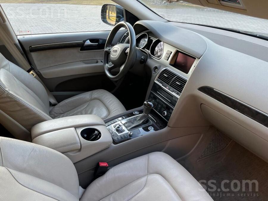 Melns Audi Q7 2013 Rīga, ar dzinēja tilpumu 3.00 L un nobraukumu 193 tūkst. km par 13650 €, foto 18 vietnē AUTOMOTO.COM.LV