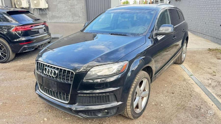 Melns Audi Q7 2013 Ukmergė, ar dzinēja tilpumu 3.00 L un nobraukumu 366 tūkst. km par 6790 €, foto 5 vietnē AUTOMOTO.COM.LV