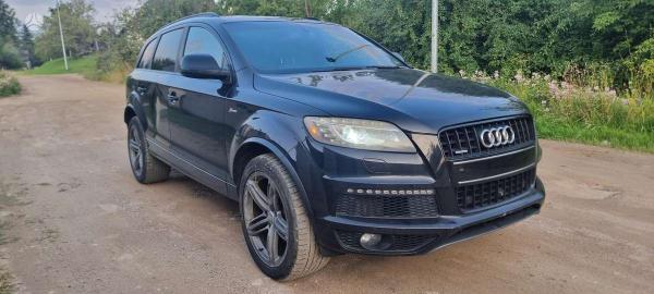 Melns Audi Q7 2013 Viļņa, ar dzinēja tilpumu 3.00 L un nobraukumu 212 tūkst. km par 6300 €, foto 1 vietnē AUTOMOTO.COM.LV