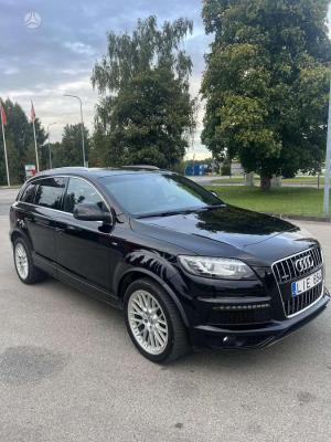 Black Audi Q7 2013 in Taurage, with an engine capacity of 2.97 L and mileage of 388 thousand km for 9700 €, photo  on AUTOMOTO.COM.LV
