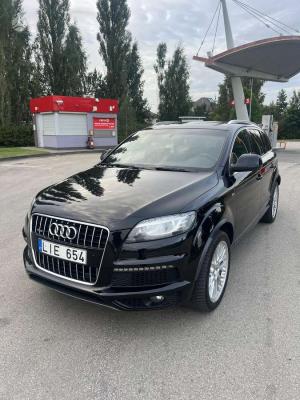 Black Audi Q7 2013 in Taurage, with an engine capacity of 2.97 L and mileage of 388 thousand km for 9700 €, photo 3 on AUTOMOTO.COM.LV