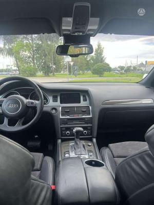 Black Audi Q7 2013 in Taurage, with an engine capacity of 2.97 L and mileage of 388 thousand km for 9700 €, photo 12 on AUTOMOTO.COM.LV