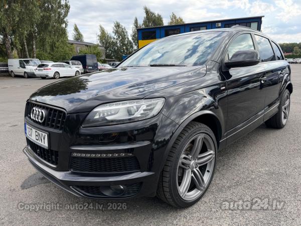 Black Audi Q7 2013 in Tartu, with an engine capacity of 3.00 L and mileage of 284 thousand km for 12750 €, photo 3 on AUTOMOTO.COM.LV