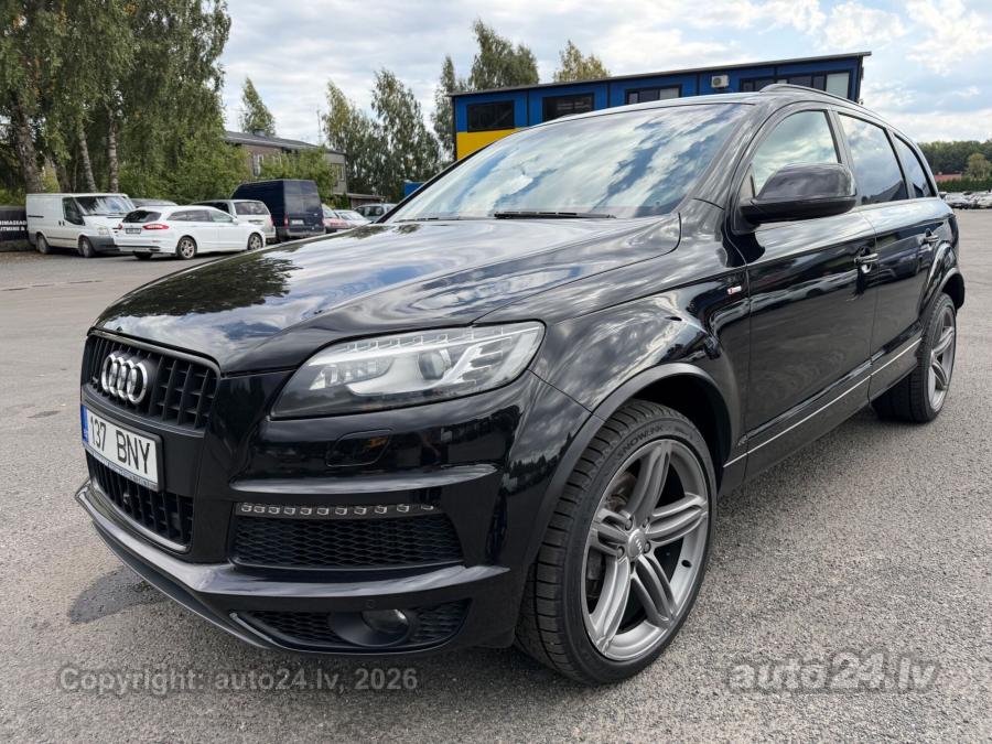 Melns Audi Q7 2013 Tartu, ar dzinēja tilpumu 3.00 L un nobraukumu 284 tūkst. km par 12750 €, foto 3 vietnē AUTOMOTO.COM.LV