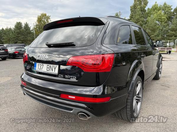 Black Audi Q7 2013 in Tartu, with an engine capacity of 3.00 L and mileage of 284 thousand km for 12750 €, photo 5 on AUTOMOTO.COM.LV