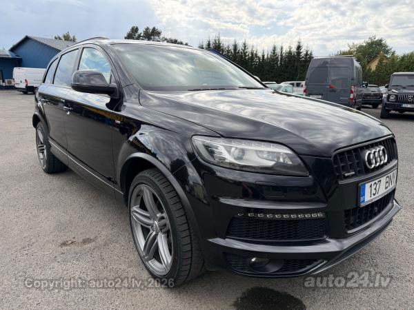 Black Audi Q7 2013 in Tartu, with an engine capacity of 3.00 L and mileage of 284 thousand km for 12750 €, photo 9 on AUTOMOTO.COM.LV