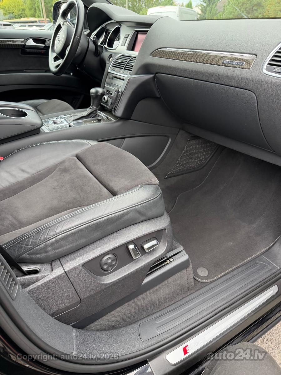 Melns Audi Q7 2013 Tartu, ar dzinēja tilpumu 3.00 L un nobraukumu 284 tūkst. km par 12750 €, foto 13 vietnē AUTOMOTO.COM.LV