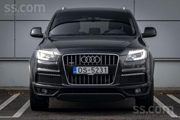 Melns Audi Q7 2013 Rīga, ar dzinēja tilpumu 3.00 L un nobraukumu 353 tūkst. km par 12950 €, foto 3 vietnē AUTOMOTO.COM.LV