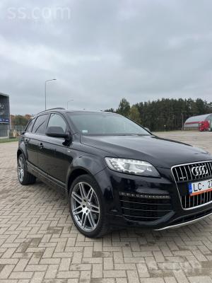 Melns Audi Q7 2014 Valmiera, ar dzinēja tilpumu 3.00 L un nobraukumu 341 tūkst. km par 17000 €, foto  vietnē AUTOMOTO.COM.LV