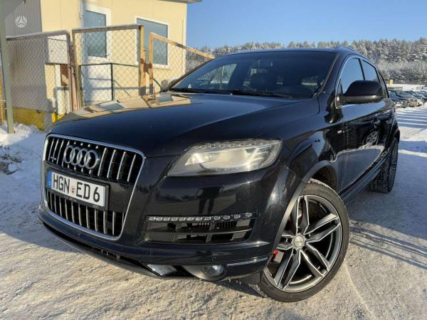 Black Audi Q7 2014 in Vilnius, with an engine capacity of 0.00 L and mileage of 290 thousand km for 13600 €, photo 1 on AUTOMOTO.COM.LV