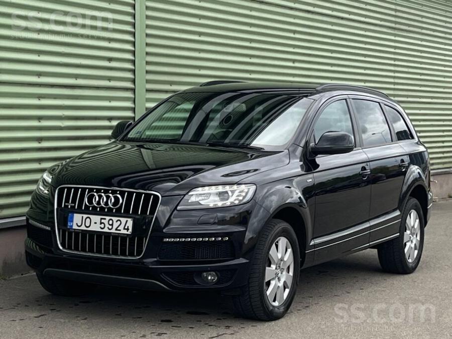 Melns Audi Q7 2014 Rīga, ar dzinēja tilpumu 3.00 L un nobraukumu 352 tūkst. km par 9900 €, foto 1 vietnē AUTOMOTO.COM.LV