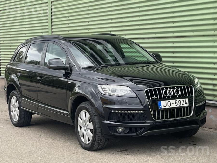 Melns Audi Q7 2014 Rīga, ar dzinēja tilpumu 3.00 L un nobraukumu 352 tūkst. km par 9900 €, foto 3 vietnē AUTOMOTO.COM.LV