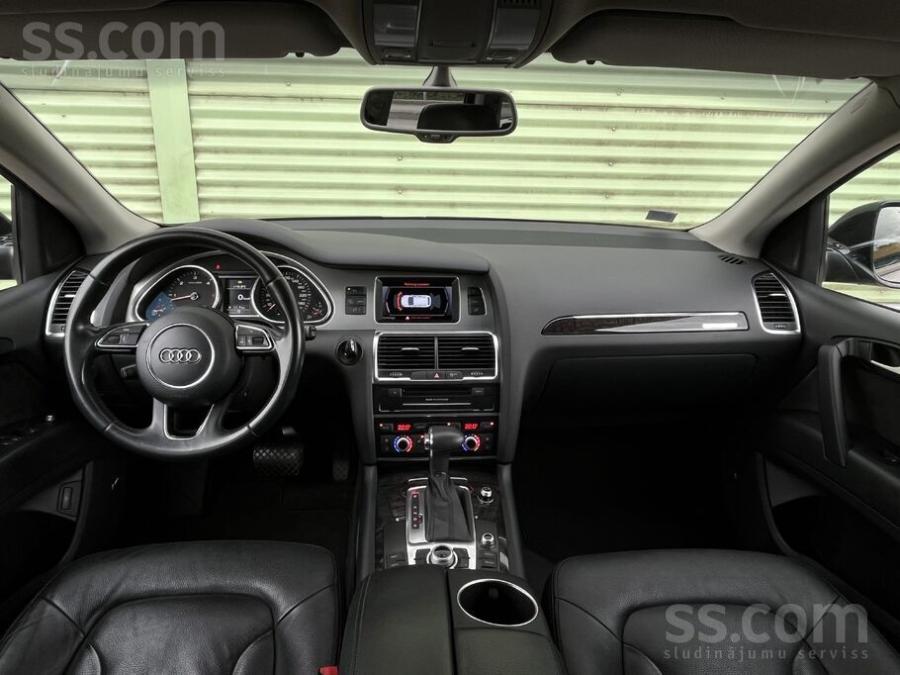 Melns Audi Q7 2014 Rīga, ar dzinēja tilpumu 3.00 L un nobraukumu 352 tūkst. km par 9900 €, foto 7 vietnē AUTOMOTO.COM.LV