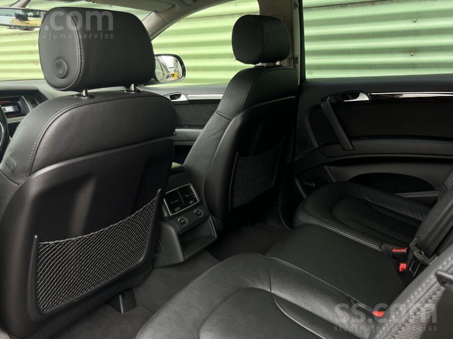 Melns Audi Q7 2014 Rīga, ar dzinēja tilpumu 3.00 L un nobraukumu 352 tūkst. km par 9900 €, foto 11 vietnē AUTOMOTO.COM.LV