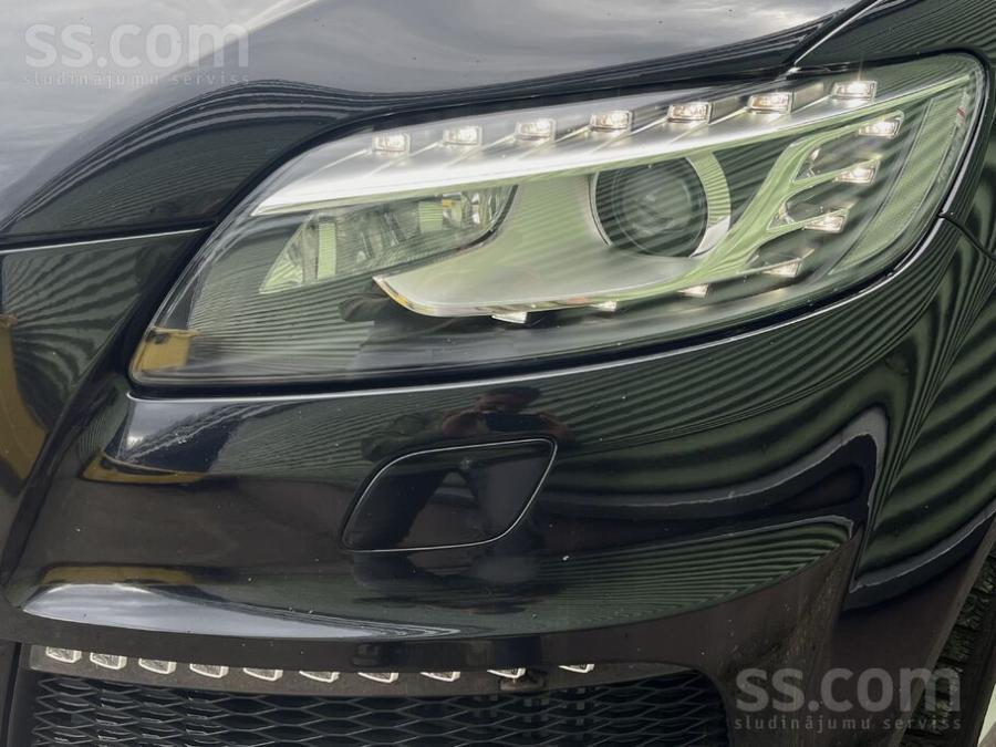 Melns Audi Q7 2014 Rīga, ar dzinēja tilpumu 3.00 L un nobraukumu 352 tūkst. km par 9900 €, foto 17 vietnē AUTOMOTO.COM.LV