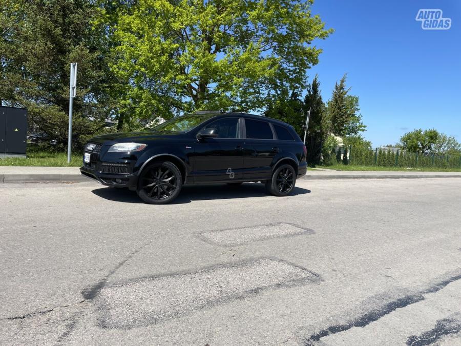 Black Audi Q7 2014 in Kaunas, with an engine capacity of 3.00 L and mileage of 227 thousand km for 10500 €, photo 7 on AUTOMOTO.COM.LV