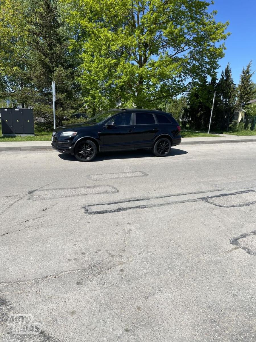Black Audi Q7 2014 in Kaunas, with an engine capacity of 3.00 L and mileage of 227 thousand km for 10500 €, photo 8 on AUTOMOTO.COM.LV