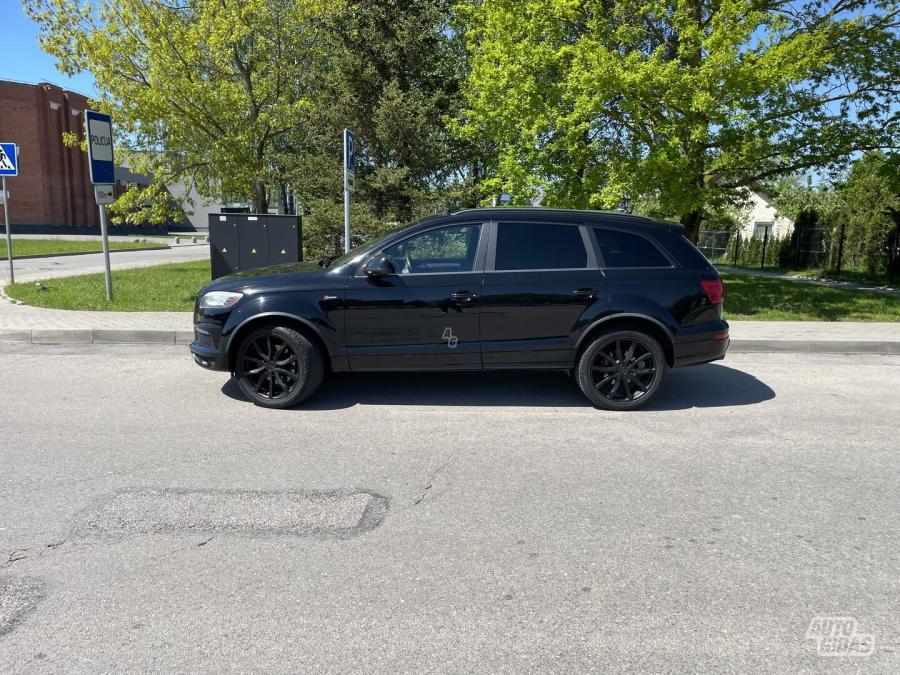 Black Audi Q7 2014 in Kaunas, with an engine capacity of 3.00 L and mileage of 227 thousand km for 10500 €, photo 9 on AUTOMOTO.COM.LV