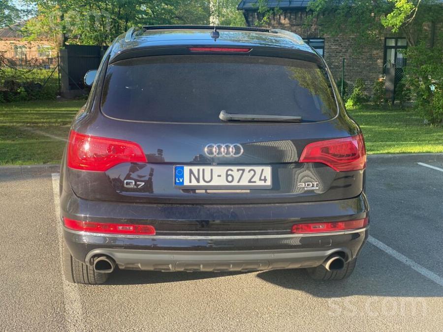 Melns Audi Q7 2014 Rīga, ar dzinēja tilpumu 3.00 L un nobraukumu 275 tūkst. km par 11700 €, foto 7 vietnē AUTOMOTO.COM.LV