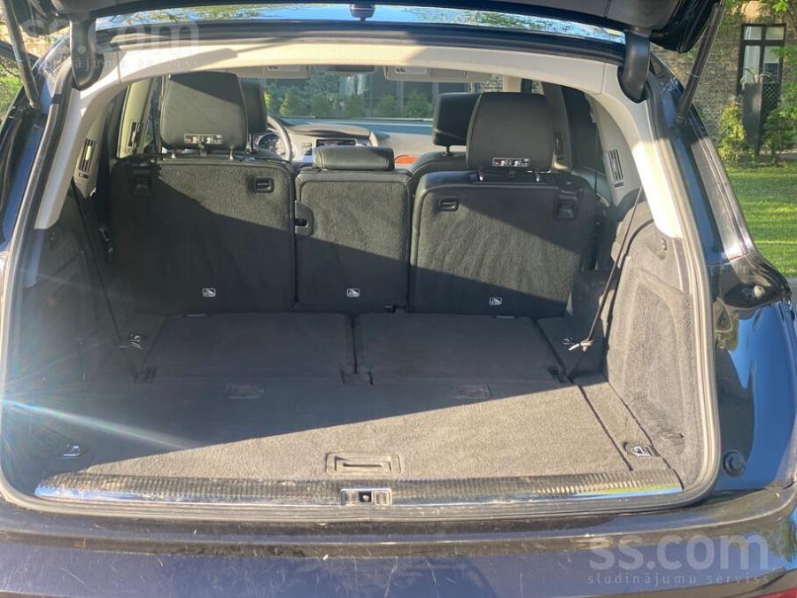 Melns Audi Q7 2014 Rīga, ar dzinēja tilpumu 3.00 L un nobraukumu 275 tūkst. km par 11700 €, foto 20 vietnē AUTOMOTO.COM.LV
