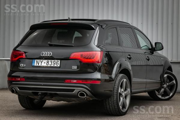 Melns Audi Q7 2014 Tukums, ar dzinēja tilpumu 3.00 L un nobraukumu 305 tūkst. km par 12300 €, foto 3 vietnē AUTOMOTO.COM.LV