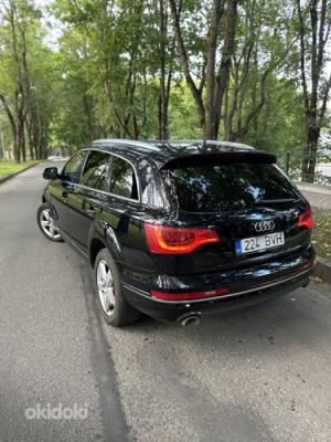 Black Audi Q7 2014 in Narva, with an engine capacity of 3.00 L and mileage of 375 thousand km for 14300 €, photo 3 on AUTOMOTO.COM.LV