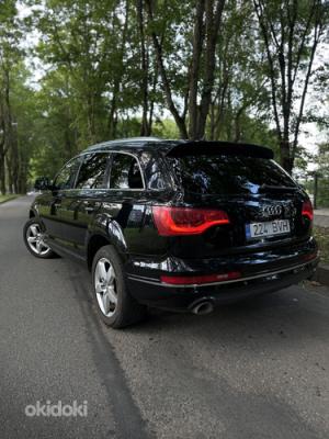 Black Audi Q7 2014 in Narva, with an engine capacity of 3.00 L and mileage of 375 thousand km for 14300 €, photo 4 on AUTOMOTO.COM.LV