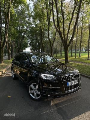 Black Audi Q7 2014 in Narva, with an engine capacity of 3.00 L and mileage of 375 thousand km for 14300 €, photo 16 on AUTOMOTO.COM.LV