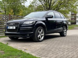 Melns Audi Q7 2014 Ogre, ar dzinēja tilpumu 3.00 L un nobraukumu 230 tūkst. km par 12250 €, foto  vietnē AUTOMOTO.COM.LV