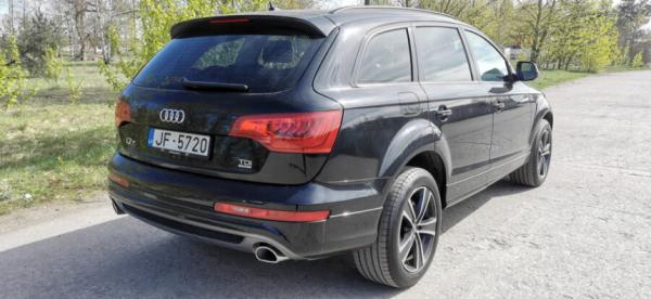Black Audi Q7 2014 in Riga, with an engine capacity of 3.00 L and mileage of 250 thousand km for 14500 €, photo 5 on AUTOMOTO.COM.LV