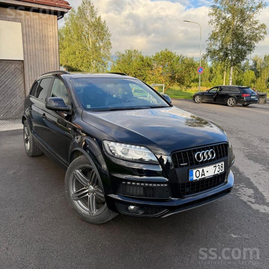 Черный Ауди Ку 7 2014 в Лудза, объемом двигателя 3.00 л и пробегом 175 тыс. км за 13400 €, фото 4 на AUTOMOTO.COM.LV