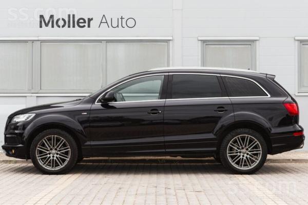 Black Audi Q7 2014 in Ventspils, with an engine capacity of 3.00 L and mileage of 246 thousand km for 12500 €, photo 2 on AUTOMOTO.COM.LV